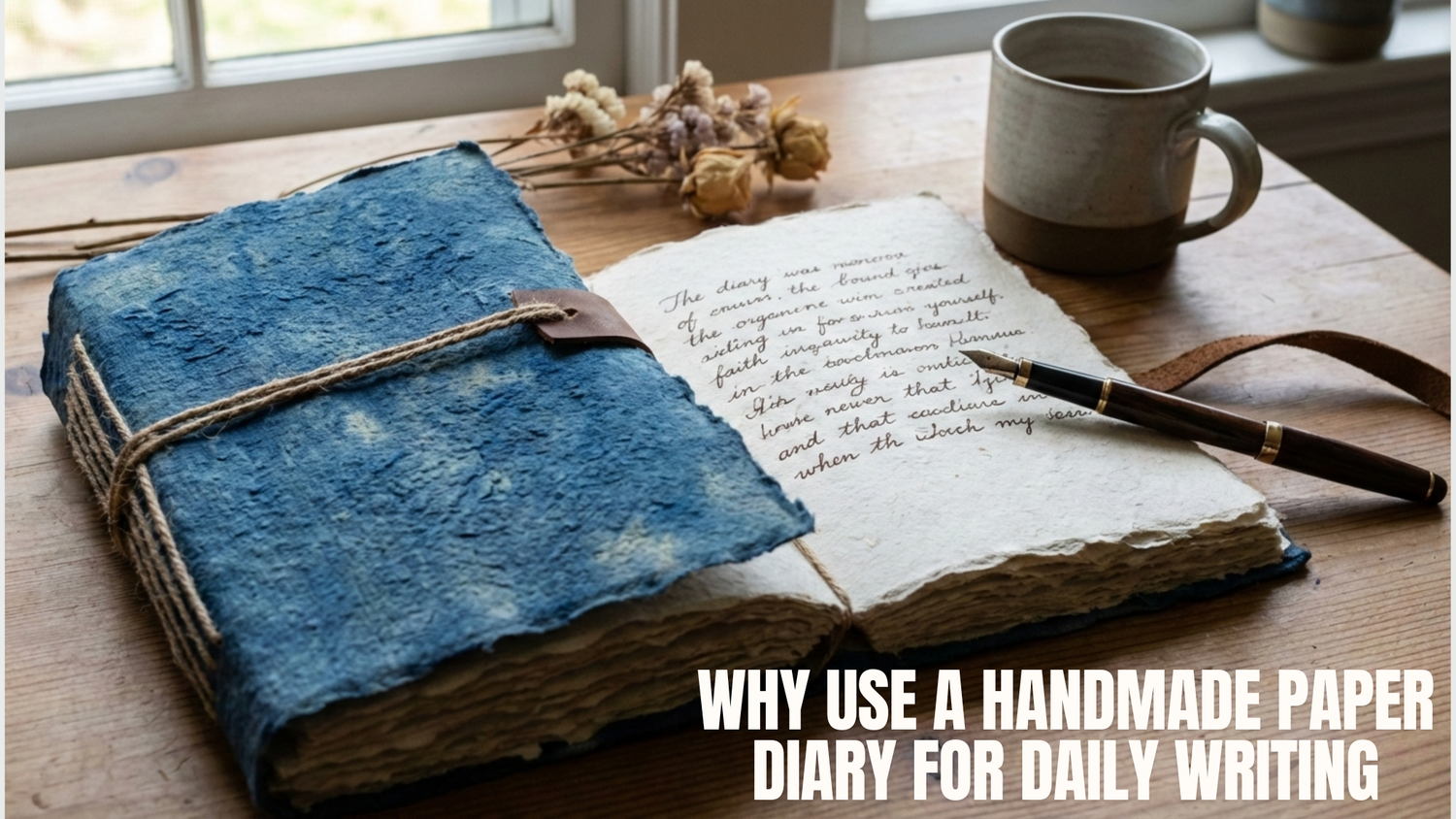 Why Use a Handmade Paper Diary for Daily Writing – Papernest